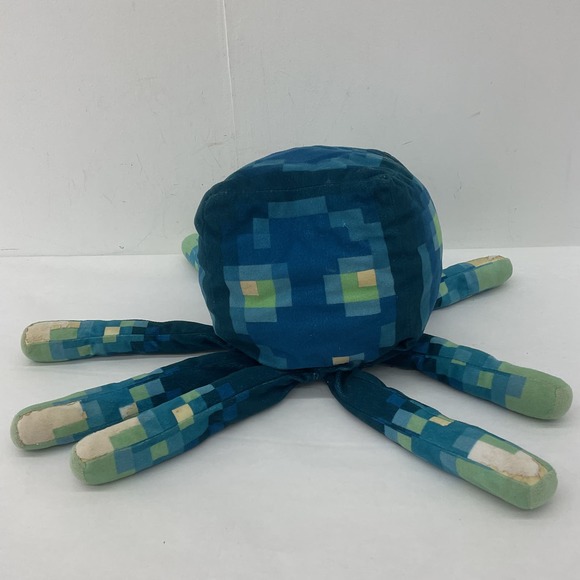 Minecraft | Toys | Minecraft Blue Stuffed Animal Toy Octopus Video Game ...